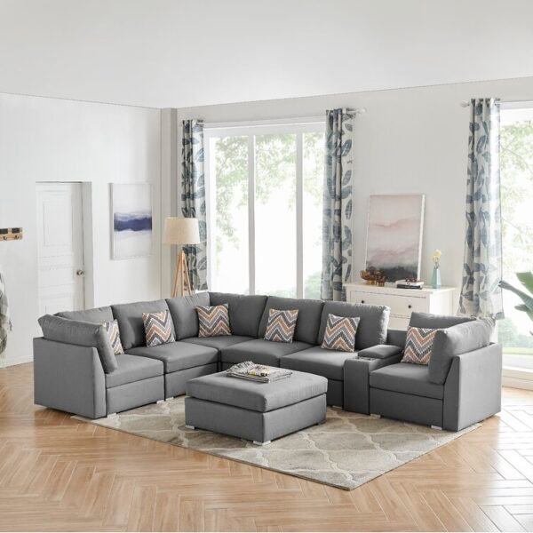 Solid Wood L Shaped Reversible Sofa Amira By Sofa Crafter - Sofa Crafter